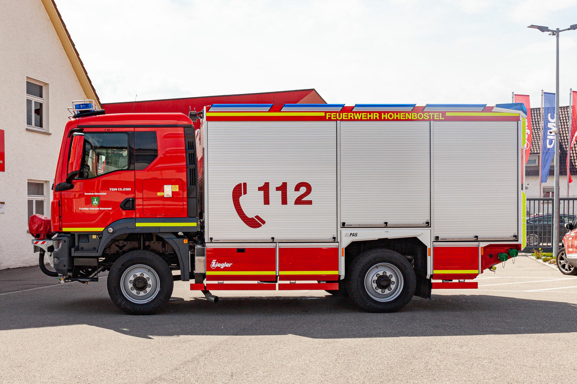 ZIEGLER TLF 3000 to the fire department of Bienenbüttel — ZIEGLER Feuerwehrfahrzeuge