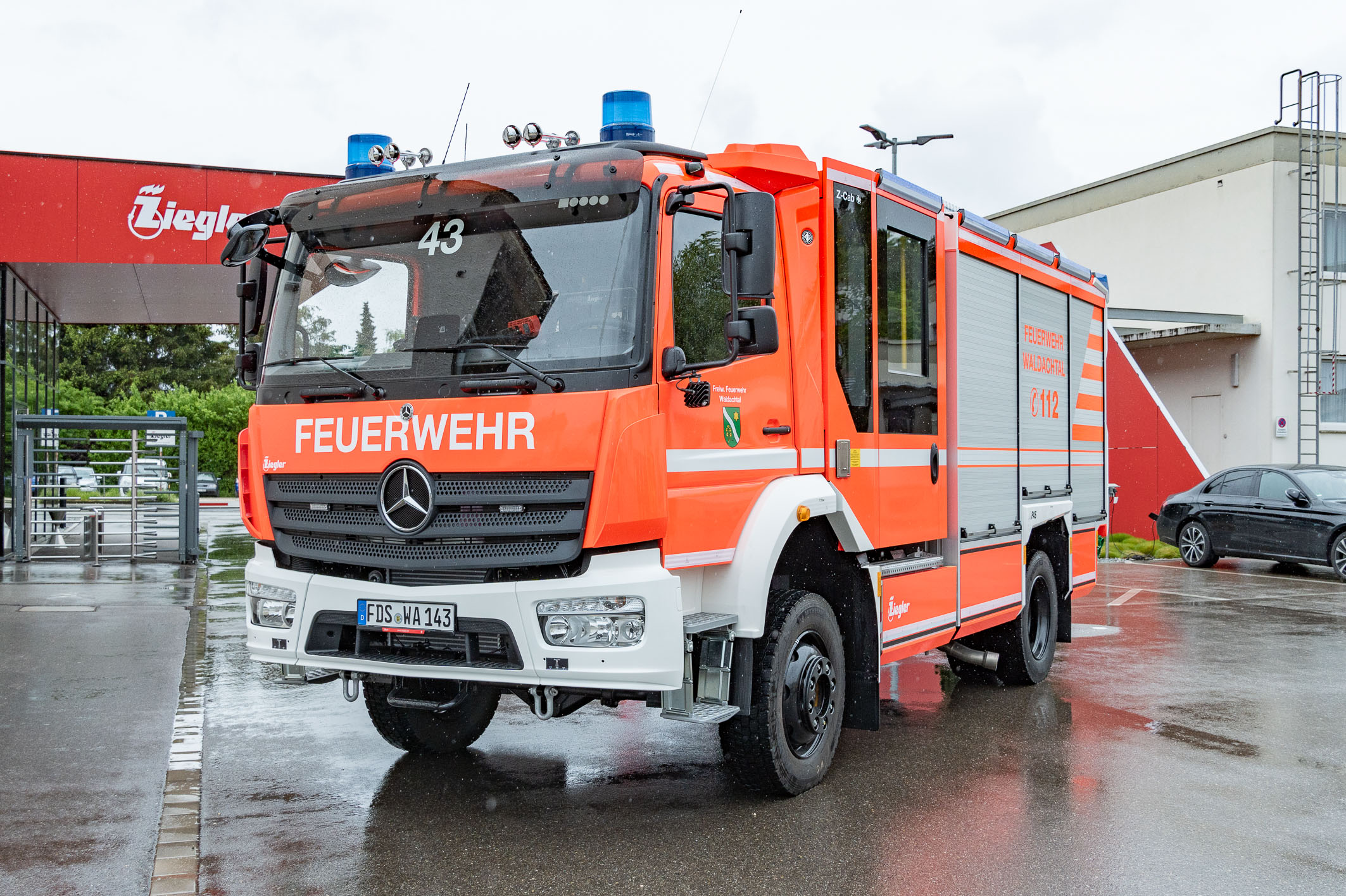 ZIEGLER HLF 10 an die FF Waldachtal — ZIEGLER Feuerwehrfahrzeuge