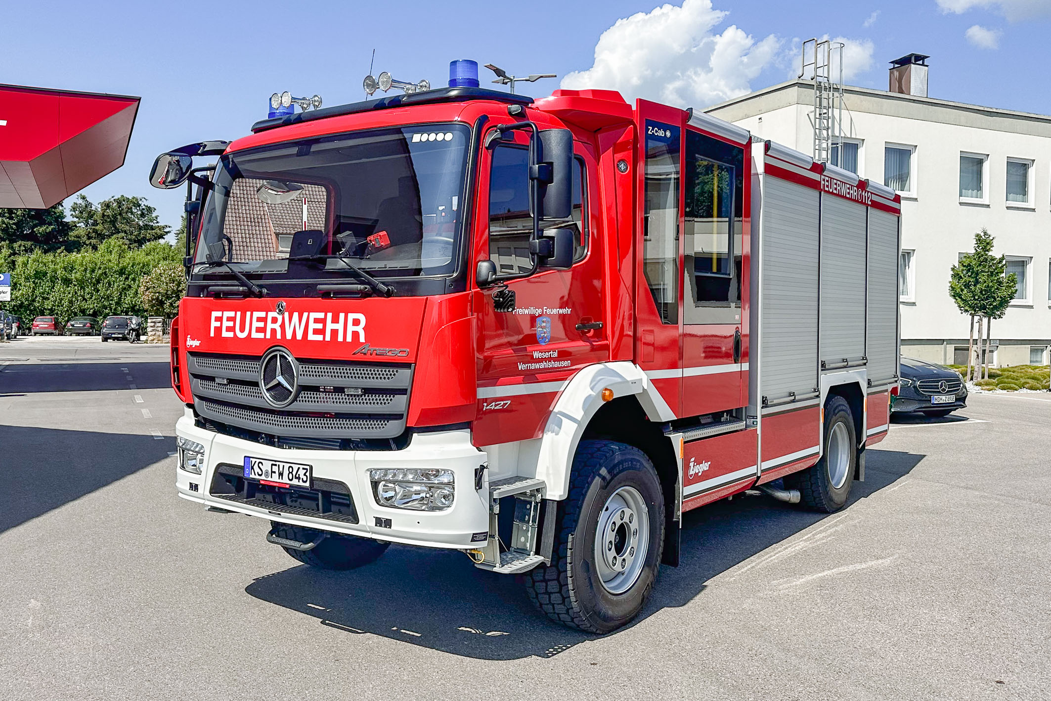 ZIEGLER LF 10 an die FF Wesertal — ZIEGLER Feuerwehrfahrzeuge