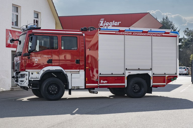 ZIEGLER TLF 3000 an die FF Johanngeorgenstadt — ZIEGLER Feuerwehrfahrzeuge