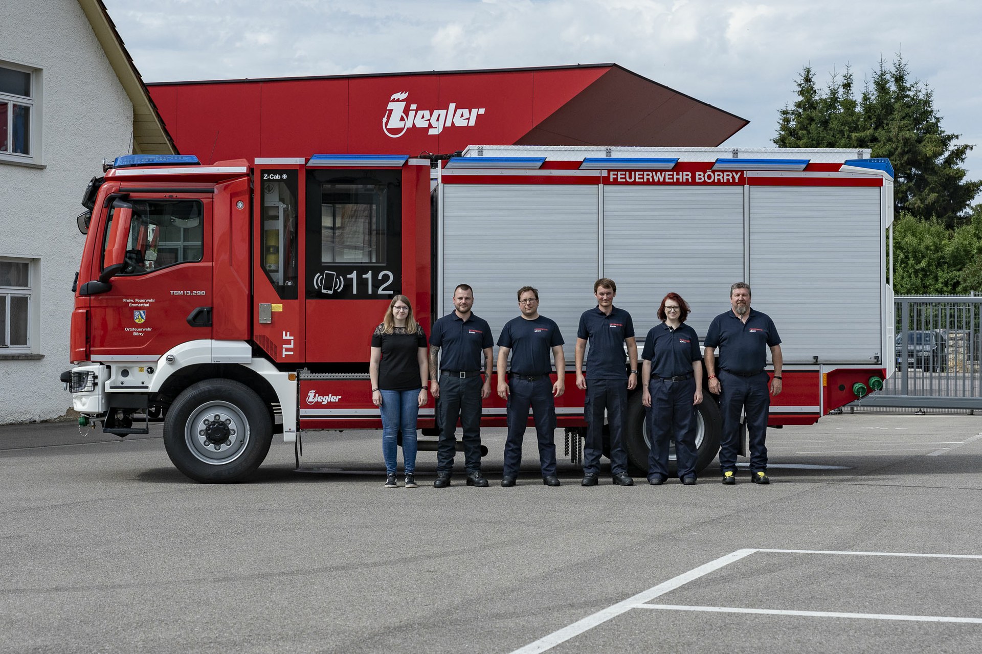 ZIEGLER TLF 3000 to the fire department of Emmerthal — ZIEGLER Feuerwehrfahrzeuge