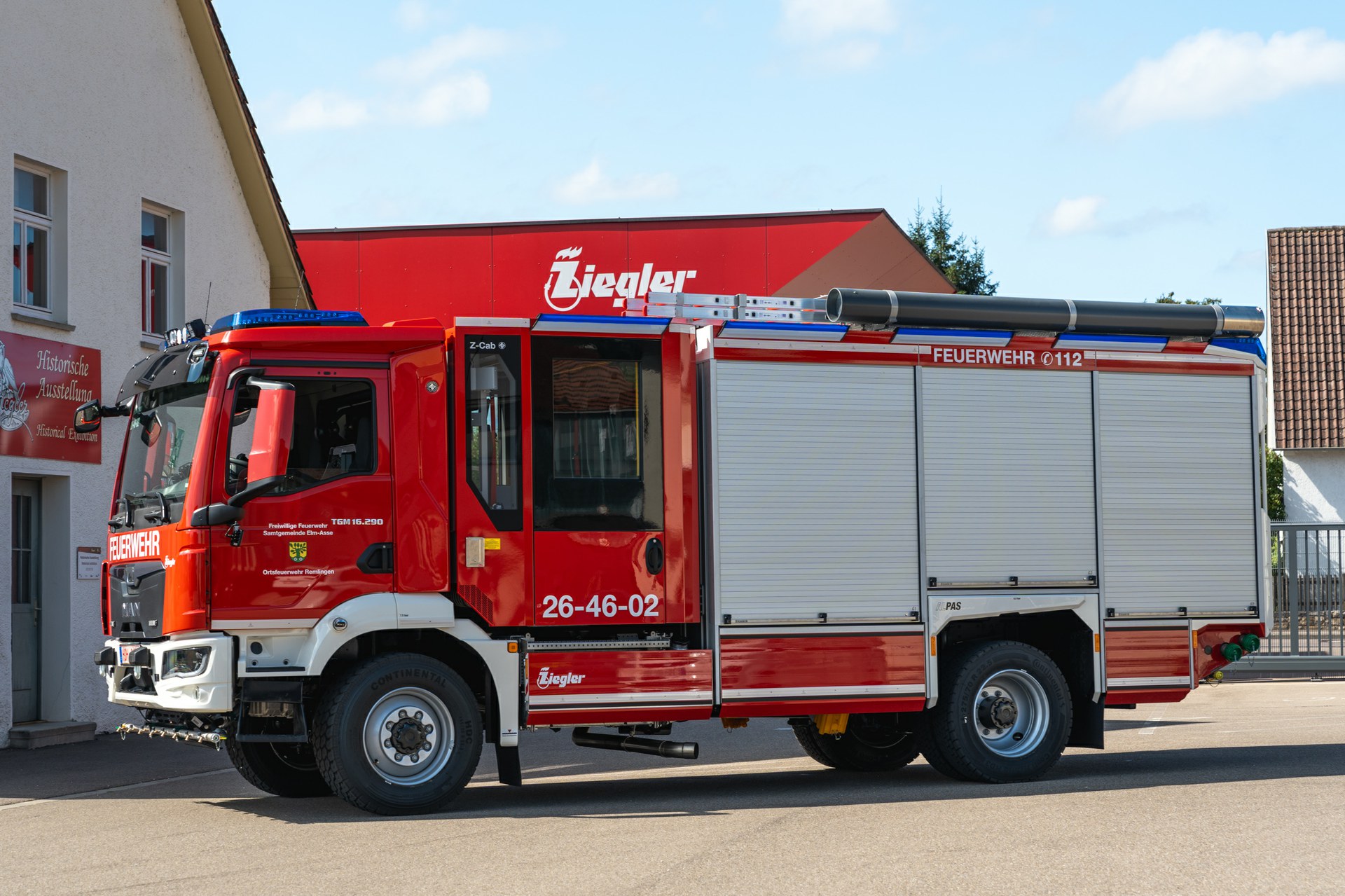 ZIEGLER HLF 10 to the fire department of Remlingen — ZIEGLER ...
