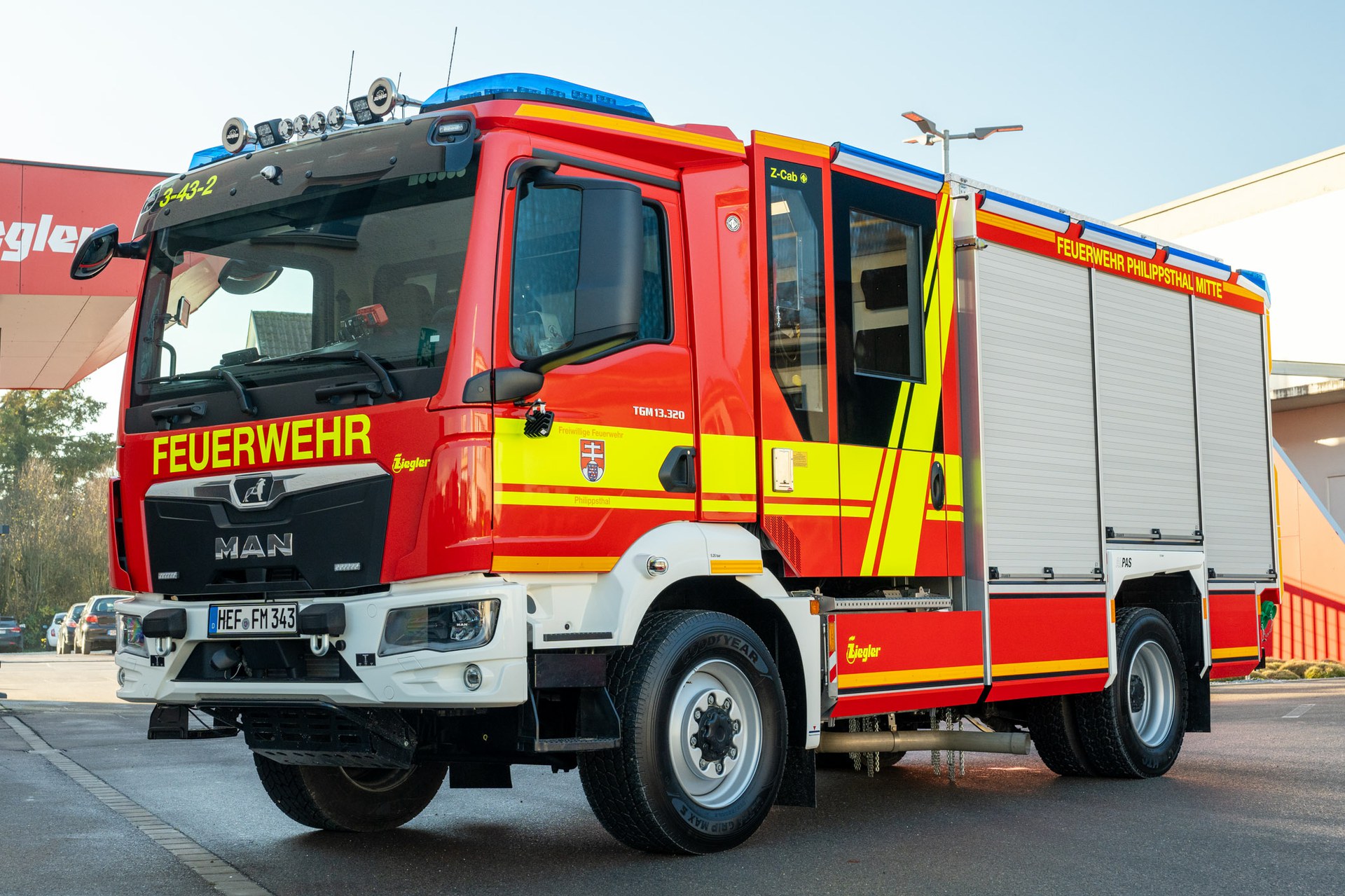 ZIEGLER HLF to the FF Philippsthal — ZIEGLER Feuerwehrfahrzeuge