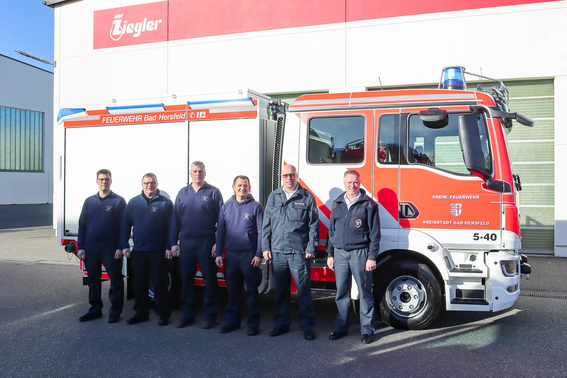 ZIEGLER MLF to the fire department of Bad Hersfeld — ZIEGLER Feuerwehrfahrzeuge