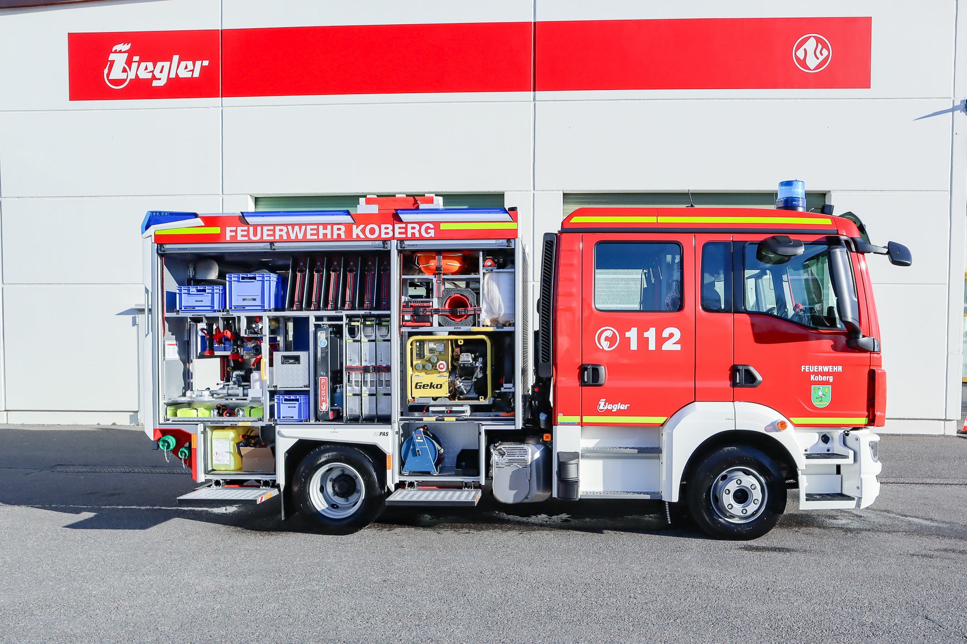 ZIEGLER MLF to the fire department of Koberg — ZIEGLER Feuerwehrfahrzeuge