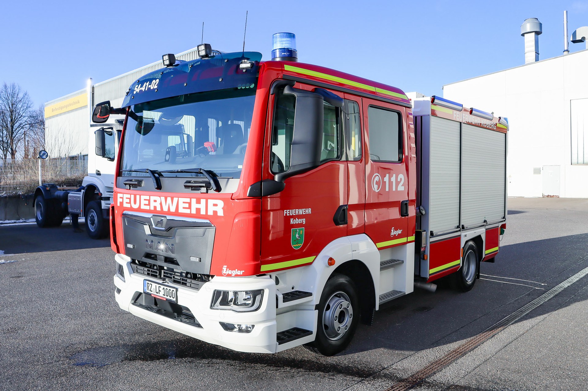 ZIEGLER MLF to the fire department of Koberg — ZIEGLER Feuerwehrfahrzeuge