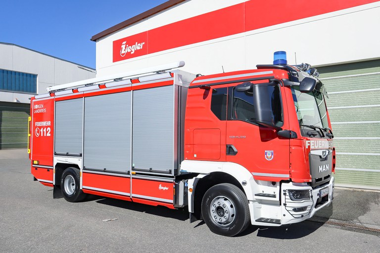 ZIEGLER GW-G to the fire department of Burgenlandkreis — ZIEGLER Feuerwehrfahrzeuge