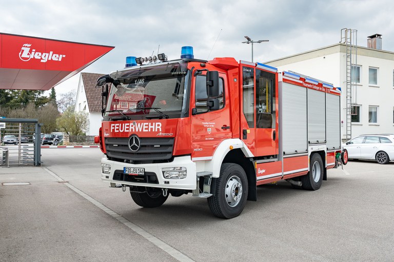 ZIEGLER HLF 20 an die FF Eutingen — ZIEGLER Feuerwehrfahrzeuge