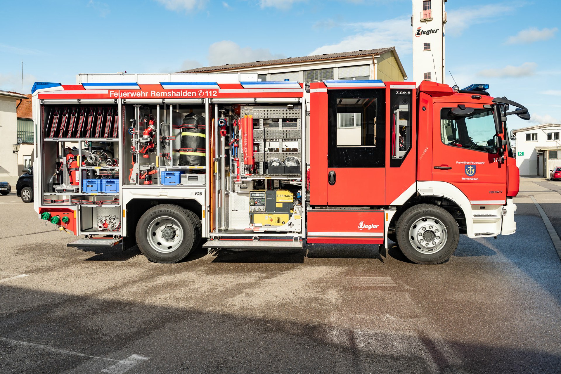 ZIEGLER HLF 20 an die FF Remshalden — ZIEGLER Feuerwehrfahrzeuge