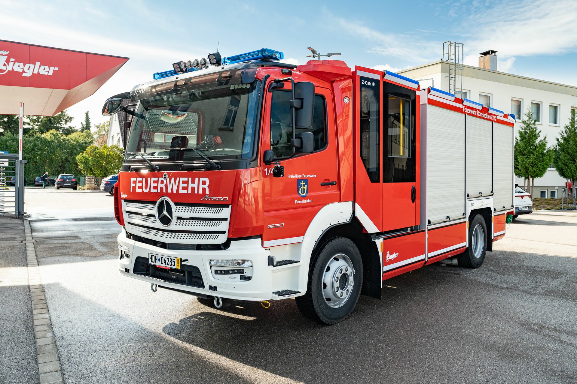 ZIEGLER HLF 20 an die FF Remshalden — ZIEGLER Feuerwehrfahrzeuge